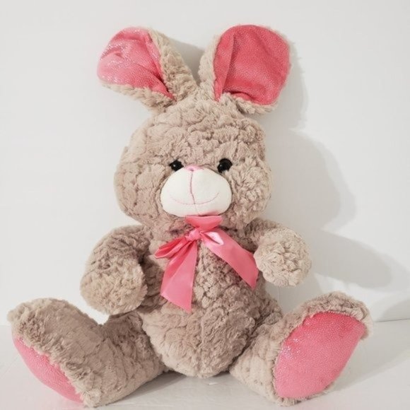 Kellytoy | Toys | Kellytoy Stuffed Bunny Rabbit Big Ears Shinny Pink ...